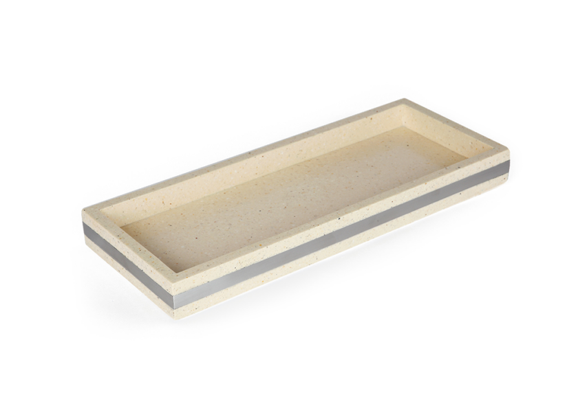 Linia Silver Vanity Tray - SV CASA